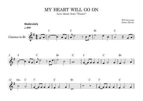 My Heart Will Go On Love Theme From Titanic Arr E P By Kenny G