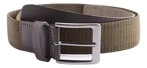 Cintur N Deportivo Fasolo Para Hombre Piel Aut Ntica Y El Stico Color