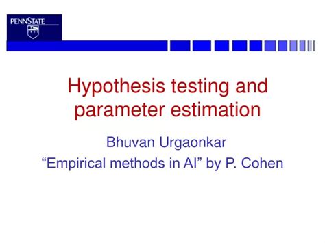 ppt hypothesis testing and parameter estimation powerpoint presentation id 9582460