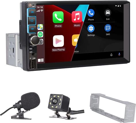 Amazon Double Din Car Stereo Compatible With Carplay Android Auto