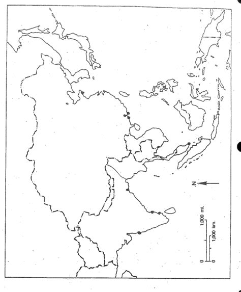 Asia Map Diagram Quizlet