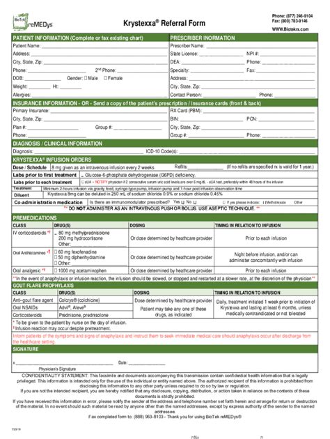 Fillable Online Parenteral Nutrition Prescription Referral Form Fax To