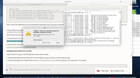 MacOS Catalina Oracle Instant Client And SQL Plus To Autonomous
