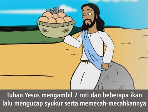 Komik Alkitab Anak Tuhan Yesus Memberi Makan 4000 Orang