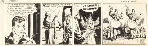 Milton Caniff Terry And The Pirates Janvier Planche Originale