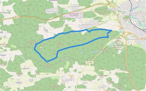 Local Recreation Area Obere Wagensass 5 Hiking Trail Sulzbach