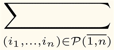 [tex latex] long summation symbol math solves everything