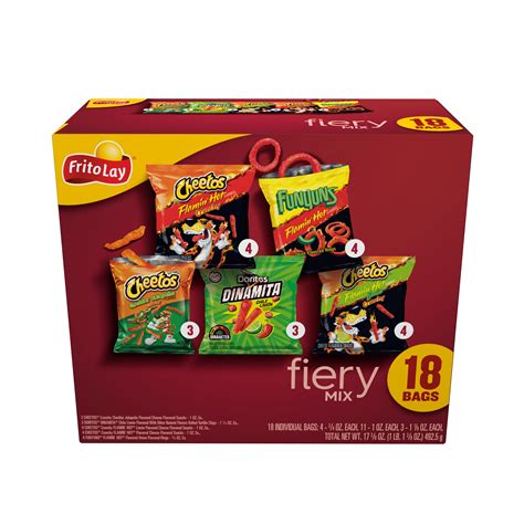 Frito Lay Fiery Mix Variety Pack Smartlabel
