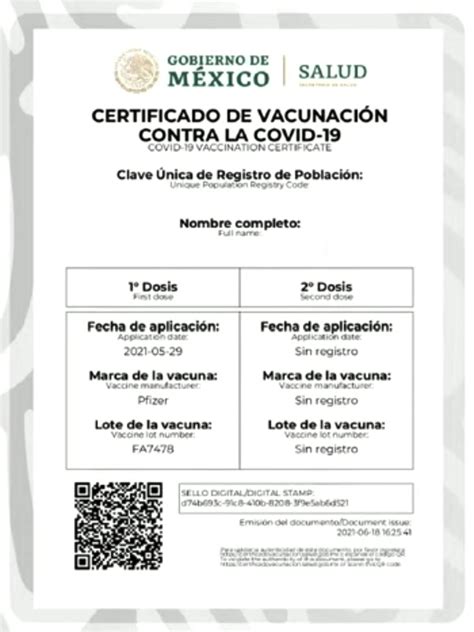C Mo Obtener El Certificado De Vacunaci N Contra Covid Mvs Noticias