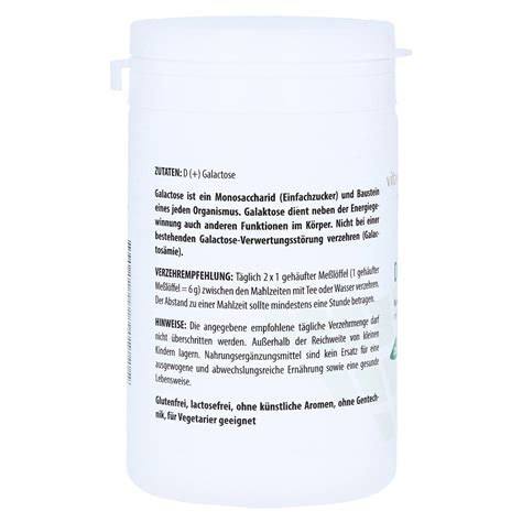 D GALACTOSE Pulver 250 Gramm Online Kaufen Medpex