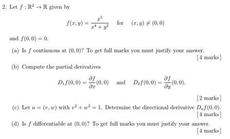 solved 2 let f r2 r given by 25 f x y y2 for x y
