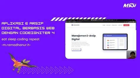 aplikasi e arsip digital berbasis web dengan codeigniter 4 youtube