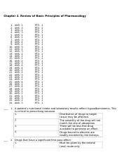 CH02 Basic Principles Of Pharm Intro Rtf Chapter 2 Review Of Basic