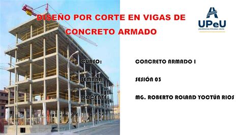 Diseño por corte en vigas de concreto armado Bryan Nicolas Bautista