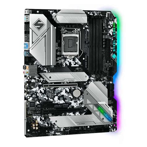 Placa Mae ASRock B460 Steel Legend DDR4 Socket LGA1200 Chipset Intel