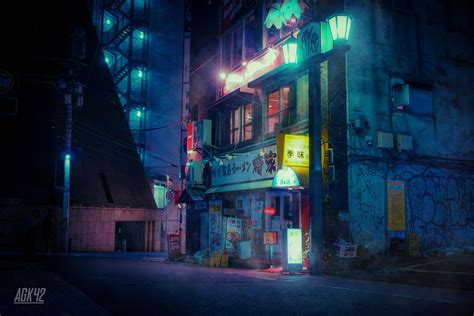 Ghostly Ramen Shop Photograph AGK42 5000 X 3335 Alex Knight
