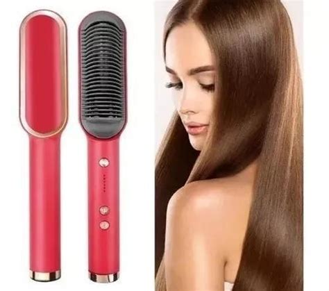 Novo Escova Anion Hair 3 Em 1 Alisadora De Cabelo Elétrico encantado