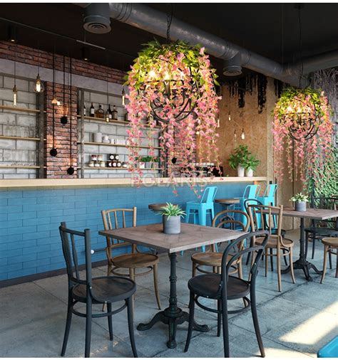 Retro Avize Aydınlatma çiçek avizesi Işık İskandinav Restoran Asılı