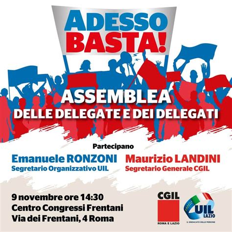 Cgil Uil Di Roma E Del Lazio Si Preparano Allo Sciopero Domani