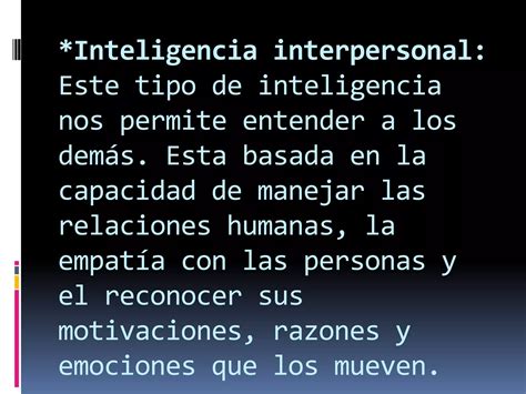 3 Tipos De Inteligencias Multiples Segun Howard Garnerd PPT