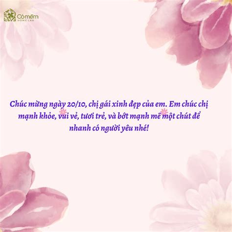 Top 101 lời chúc 20 10 cho chị gái xúc động và ý nghĩa nhất