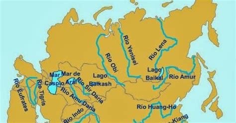 Mis Tareas Siempre Listas Mapa Hidrogr Fico De Asia