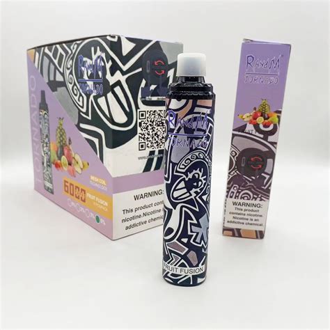 Fruit Flavor RANDM Tornado 6000 Puffs Disposable Atomizer Vape
