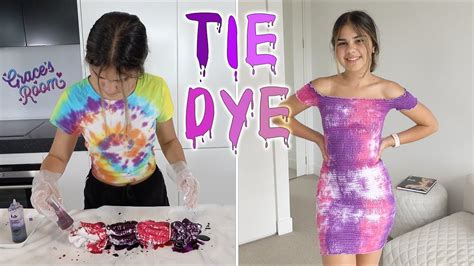 Tie Dyeing My Favourite Dress Grace S Room YouTube