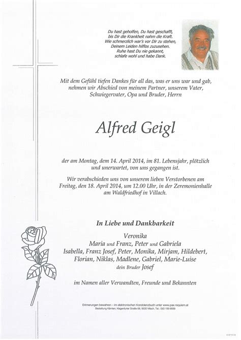 Parte F R Alfred Geigl Pax Requiem