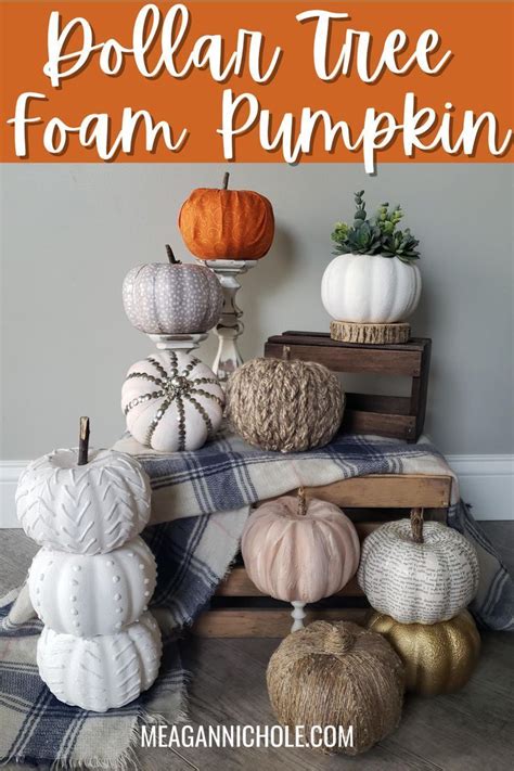1 Foam Pumpkin Makeovers You Need For Fall Artofit