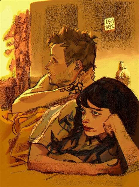 Jesse Pinkman And Jane Margolis Breaking Bad Drawn By Lupecifista