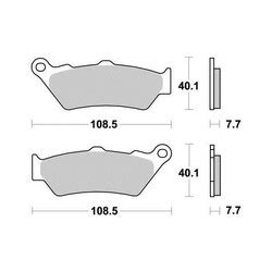 Plaquette de frein Sifam large sélection de plaquettes de frein moto
