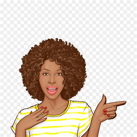 Afro Hair Clip Art Library