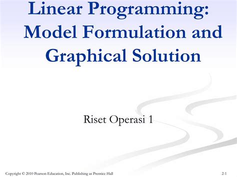 pdf linear programming model formulation and graphical solution dokumen tips