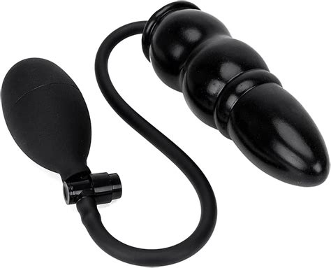 JPGeil Silikon Aufblasbar Anal Plug mit Pumpe Analstöpsel Große