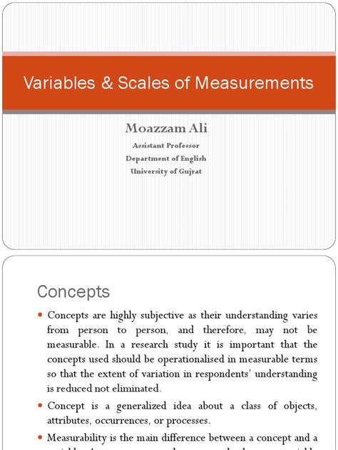 variables scales of measurement pdf level of measurement dependent and independent variables