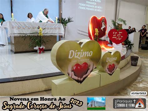 Novena Em Honra Ao Sagrado Coração de jesus 10 06 2023 Paróquia Nossa