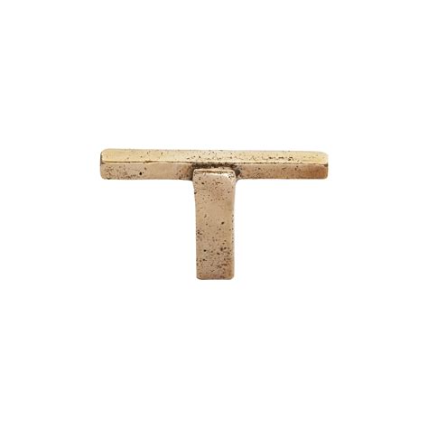 Boutons de meubles en bronze poli Pure en forme de T prix serrés