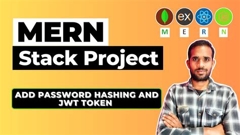 Add Password Hashing And JWT Token In Mern App Mernproject Mongodb
