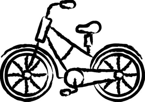 Premium Vector Bicycle Hand Drawn Vector Illustration