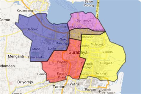 Wilayah Yurisdiksi Pengadilan Negeri Surabaya