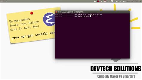bash scripting tutorial 1 hello world program youtube