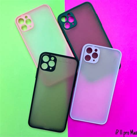 Capinha Fosca Colorida IPhone 11 Pro Max Capa Case CF12 Shopee