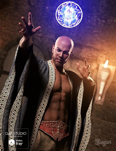 邪恶的巫师为创世记8男摆姿势 Wicked Sorcerer Poses for Genesis 8 Male Genesis 8
