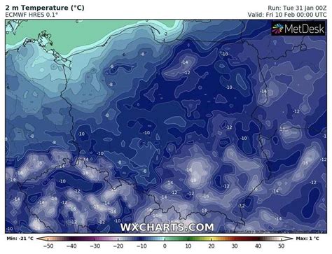 Powstanie potężny wyż Ciśnienie przekroczy 1040 hPa i chwyci silny