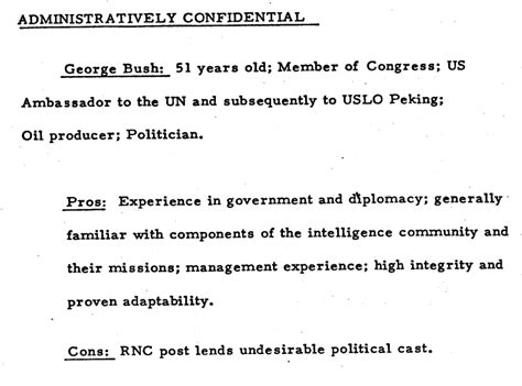 When George Bush Was Nominated To Be CIA Director Frank Church Called