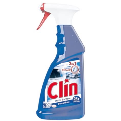 CLIN PŁYN DO MYCIA SZYB 3W1 STREAKFREE 500 ML