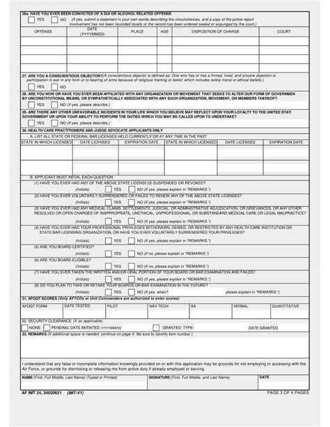 Air Force Form Fillable Printable Forms Free Online