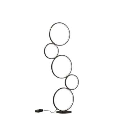 Lampadaire design Trio Rondo Noir Métal 422610532 Lampadaires led