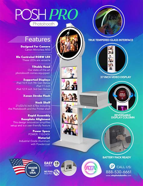 Sapphire Helio IPad Mirror Photobooth Chino CA ATA Photo Booths USA